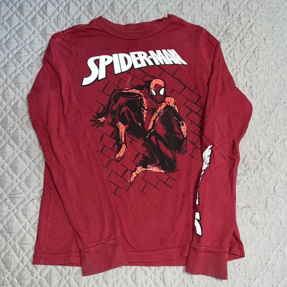 Spiderman | Shirts & Tops | Usedstained Spiderman Kid Boy Long Sleeve ...